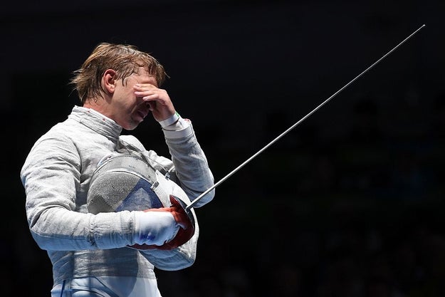 21 Incredibly Moving Photos Of Male Athletes Crying At The Olympics