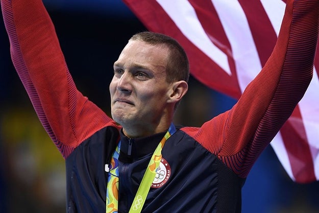 21 Incredibly Moving Photos Of Male Athletes Crying At The Olympics