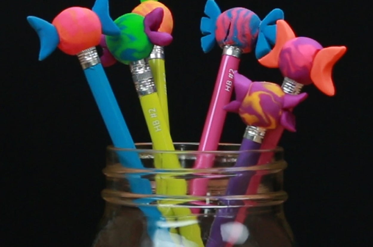 Give Old Pencils New Life With These DIY Candy Erasers