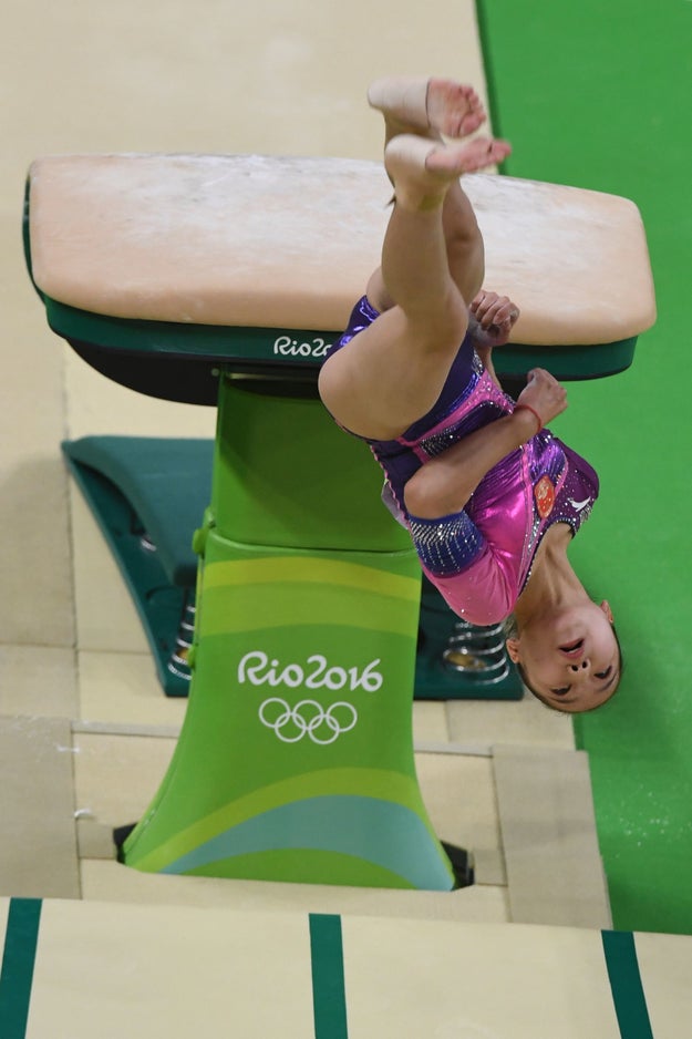 Olympic Gymnasts Vaulting Are You Pooping In Public