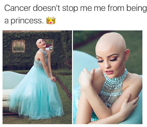 This Teenager With Cancer Had A Perfect Response To Losing Her Hair