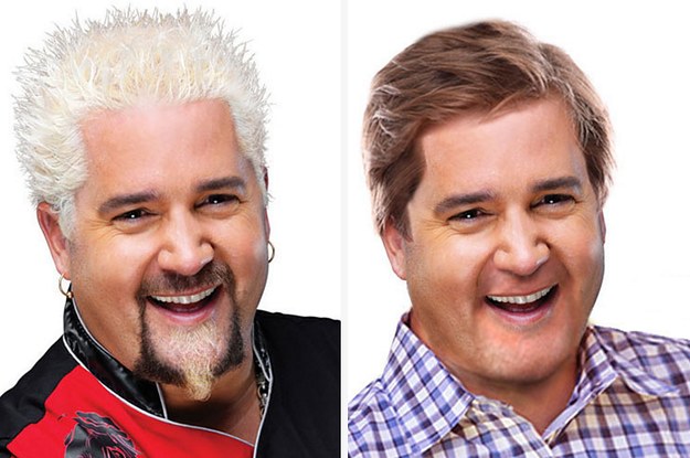 You Won't Be Able To Unsee This Photo Of Guy Fieri Without His Bleach ...