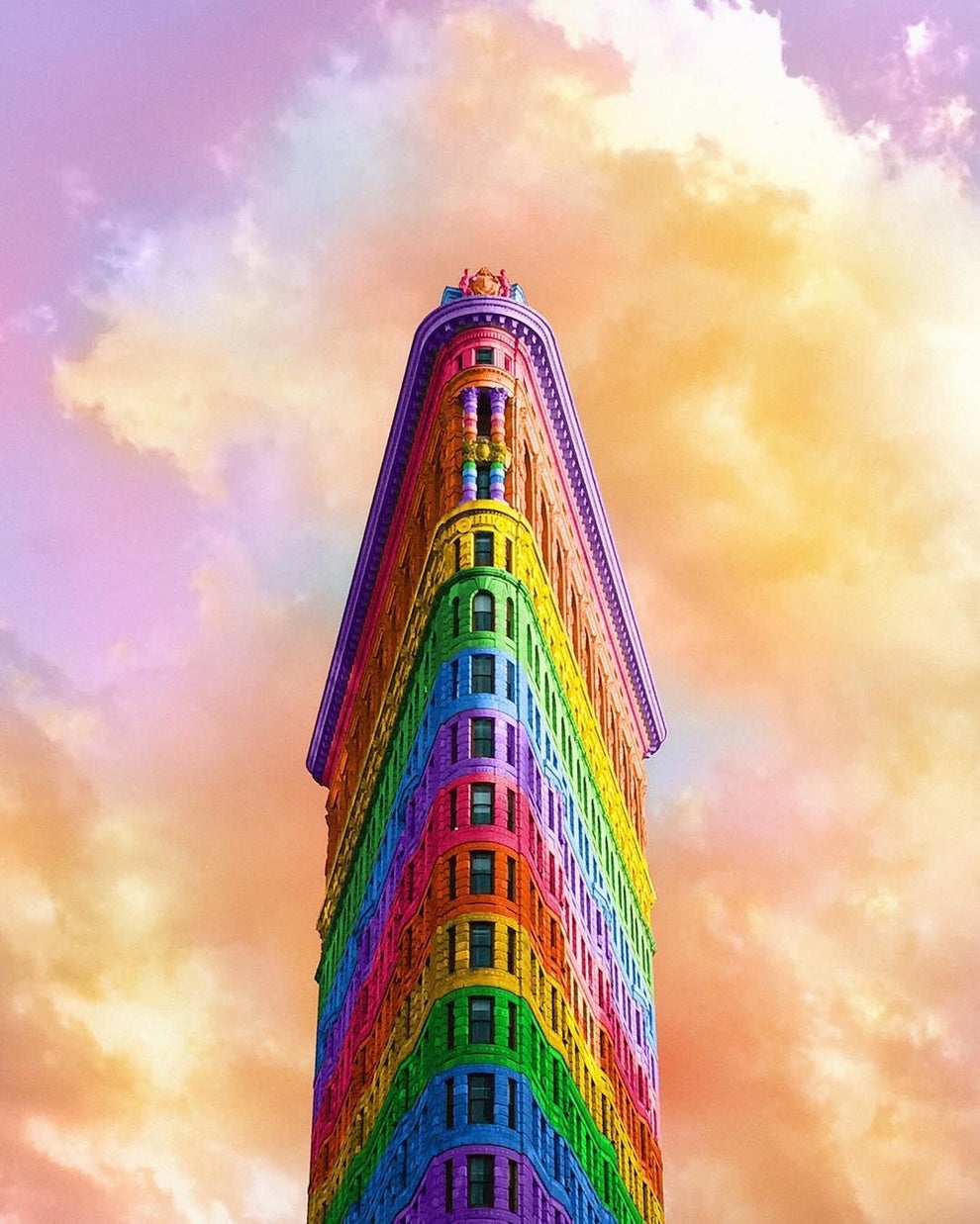 This Instagram User Is Turning Buildings Into Rainbow Colors And It's ...