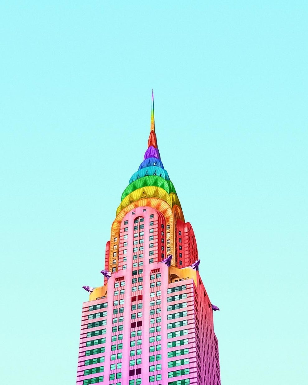 This Instagram User Is Turning Buildings Into Rainbow Colors And It's ...