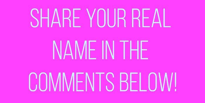 This Visual Test Will Determine Your Real Name