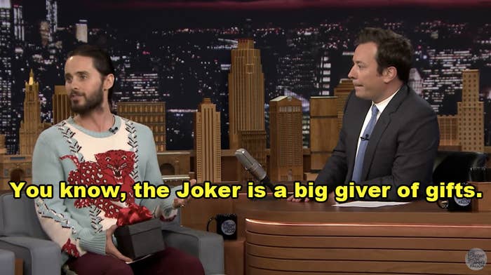 Jimmy Fallon Was Shook As Hell After Receiving A Gift From The Joker