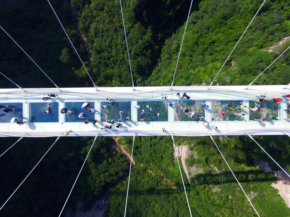 The World's Highest Glass Bridge Opened And It's A Total Nope-Fest