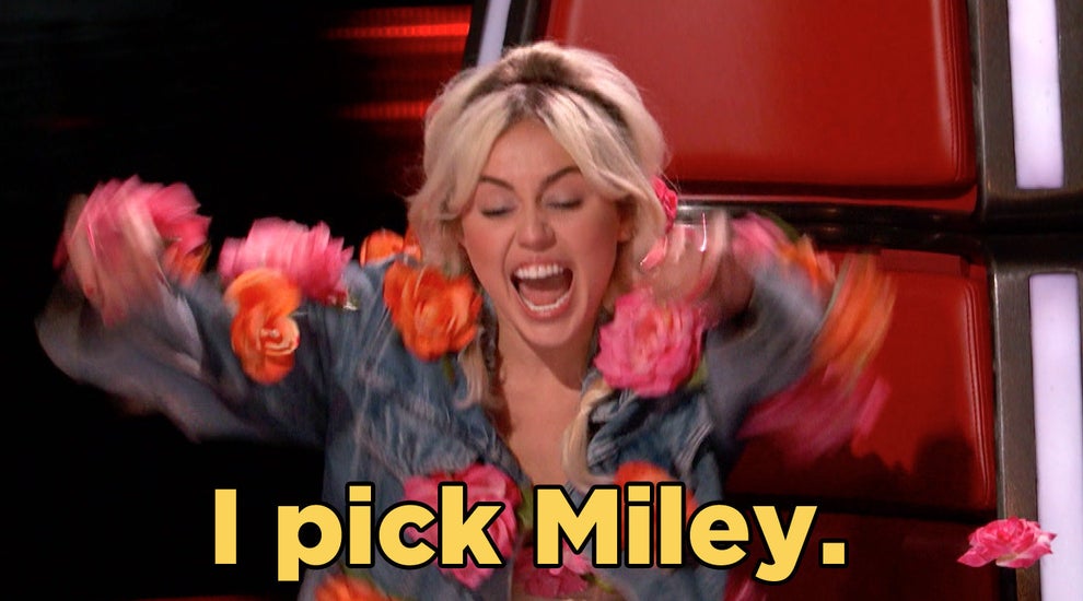 Miley Cyrus Can't Stop, Won't Stop Talking On "The Voice"