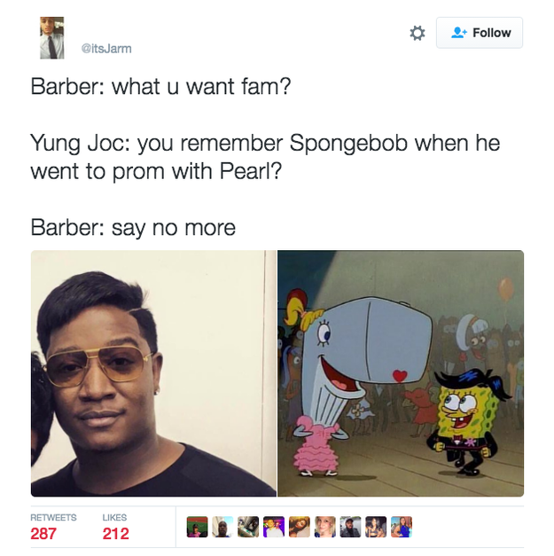 Yung Joc Hair Memes