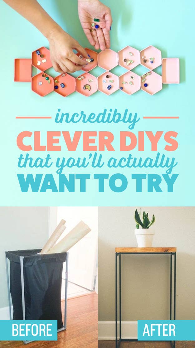 5 Incredibly Clever DIYs That You'll Actually Want To Try