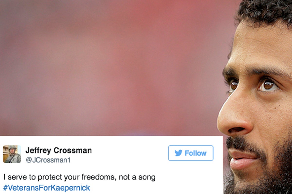 Veterans Are Tweeting Their Support Of Colin Kaepernick Protesting The ...