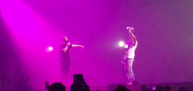 Drake Welcomed Derrick Rose To The Knicks At Madison Square Garden