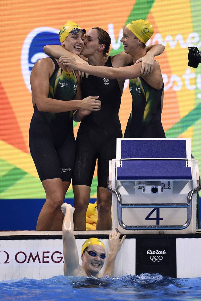 These Australian Swimmers Won Gold Breaking Their Own World Record