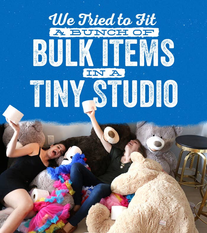 We Tried To Fit A Bunch Of Bulk Items In A Tiny Studio