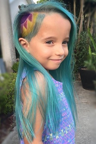 This Little Girl Is Giving Us Hair Goals With This Amazing Rainbow Look