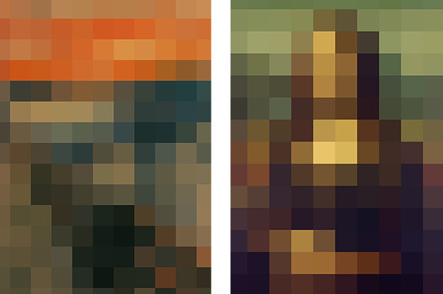 Can You Identify These Pixellated Famous Paintings