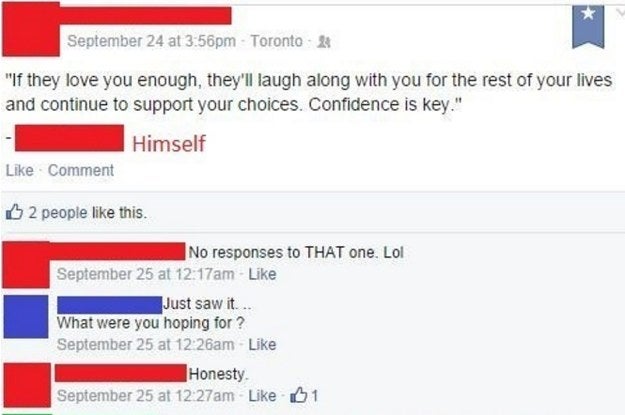 Show Us The Most Embarrassing Facebook Status You Ever Posted