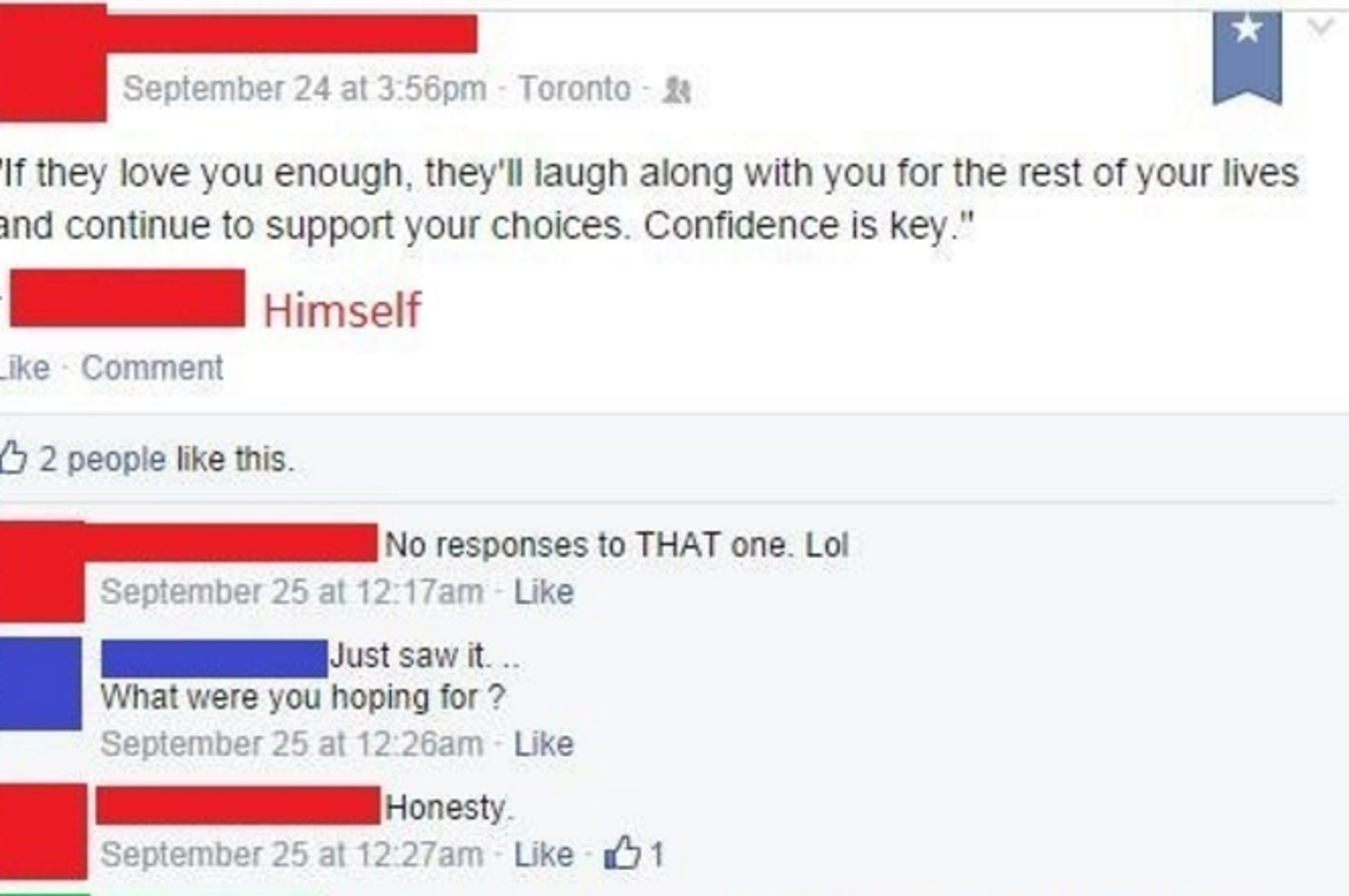 Show Us The Most Embarrassing Facebook Status You Ever Posted