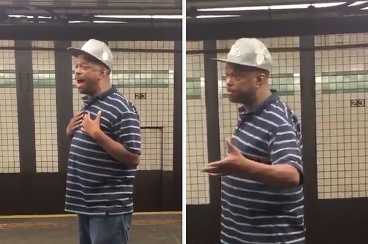 People Are Obsessed With This Subway Singer's Golden Voice