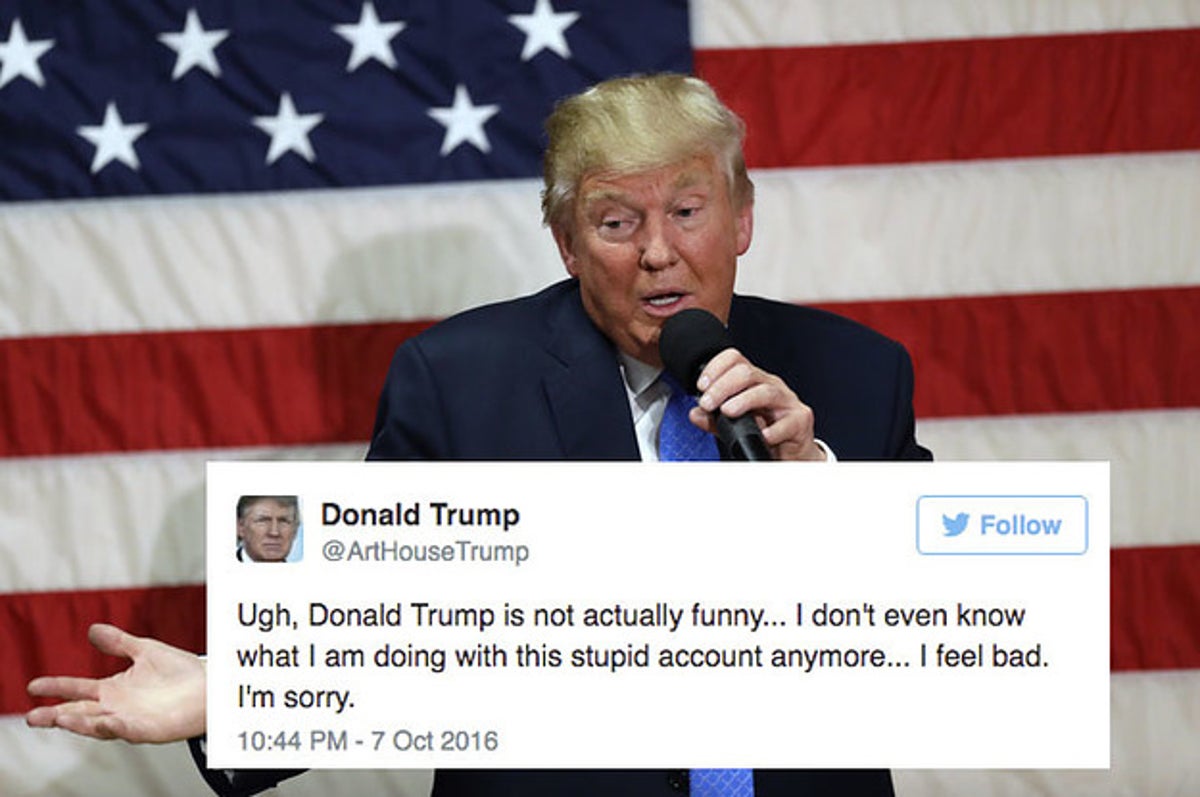 Donald Trump Is Now So Toxic Even This Parody Twitter Account Can't Deal