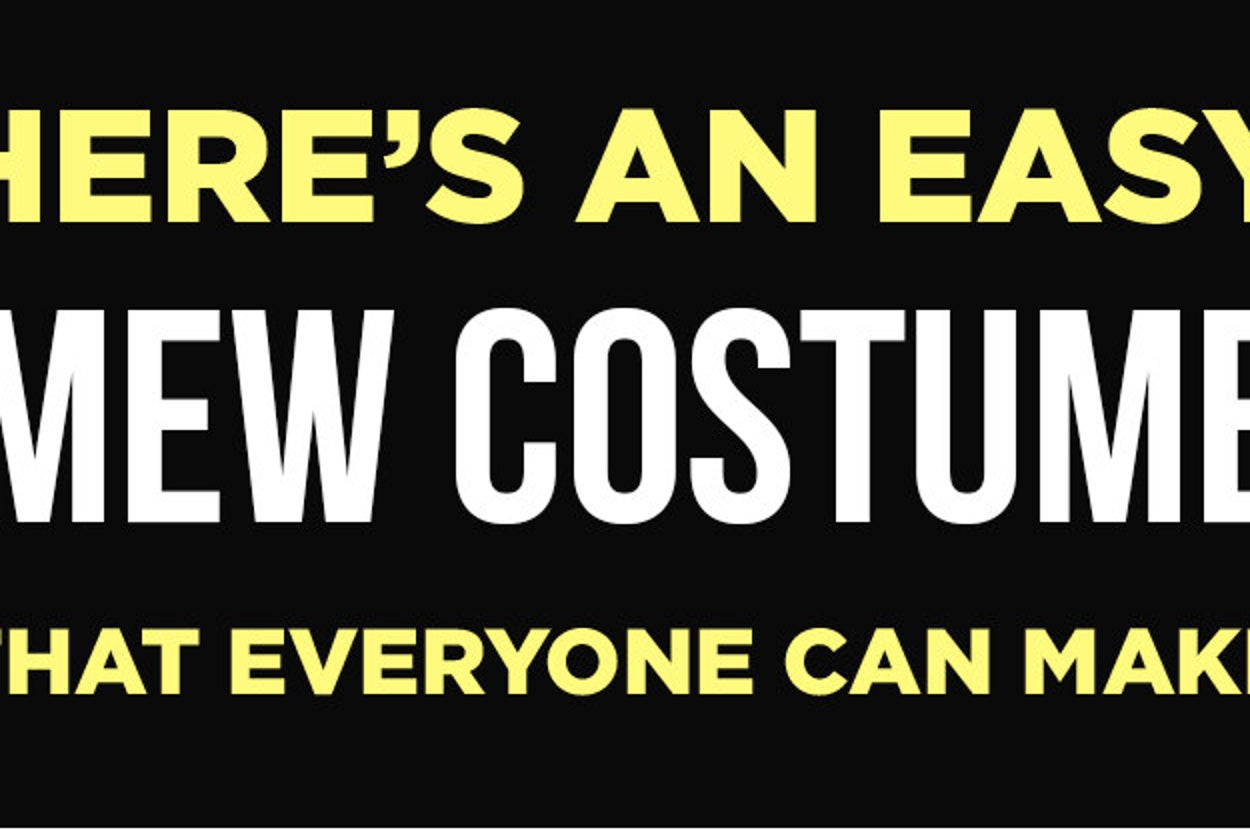 Here's An Easy Mew Costume Anyone Can Make