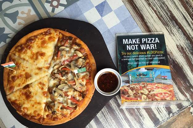 There’s An "LOC Pizza" On This Pakistani Cafe's Menu To Promote India ...