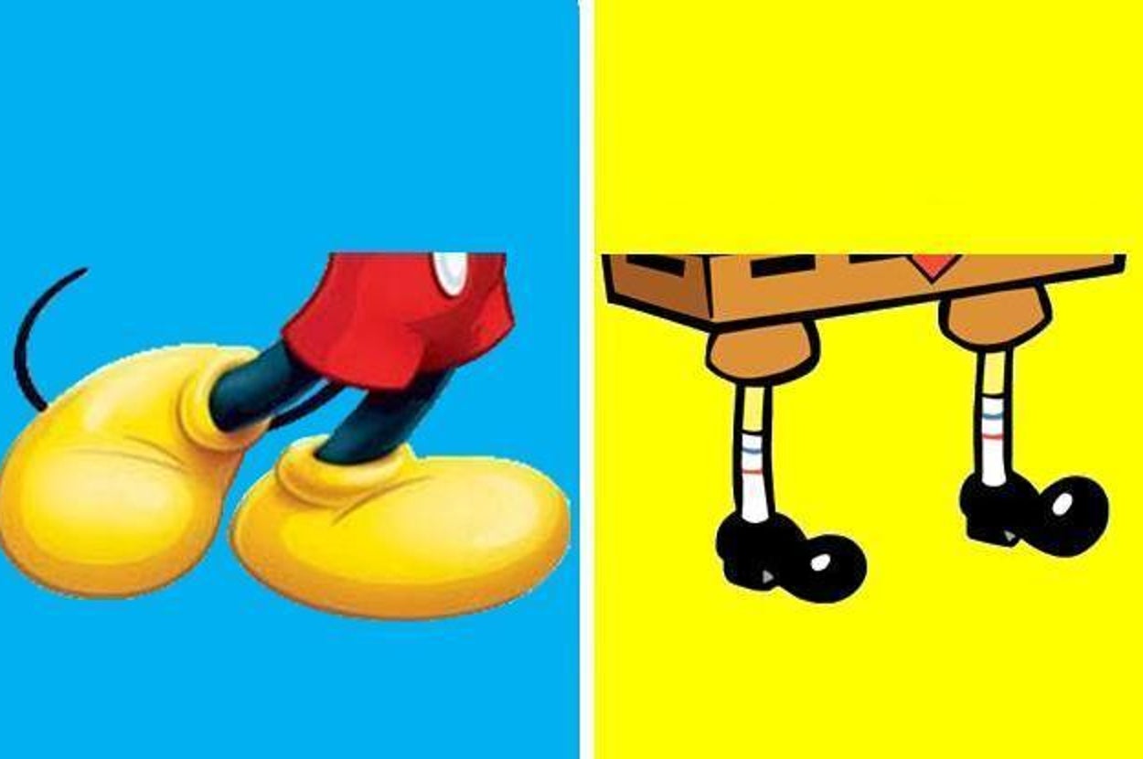 Can You Identify Cartoon Characters By Just Their Feet?
