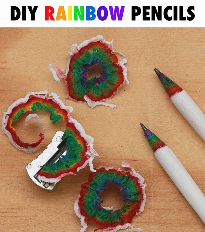 Color Your World With These DIY Rainbow Pencils