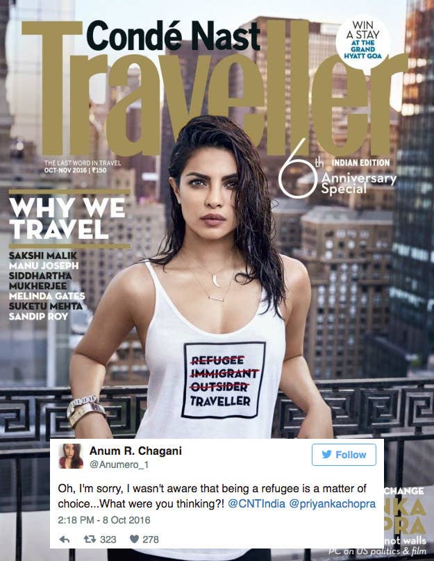 Priyanka Chopra Has Apologised For Her Controversial "Refugee" Magazine ...