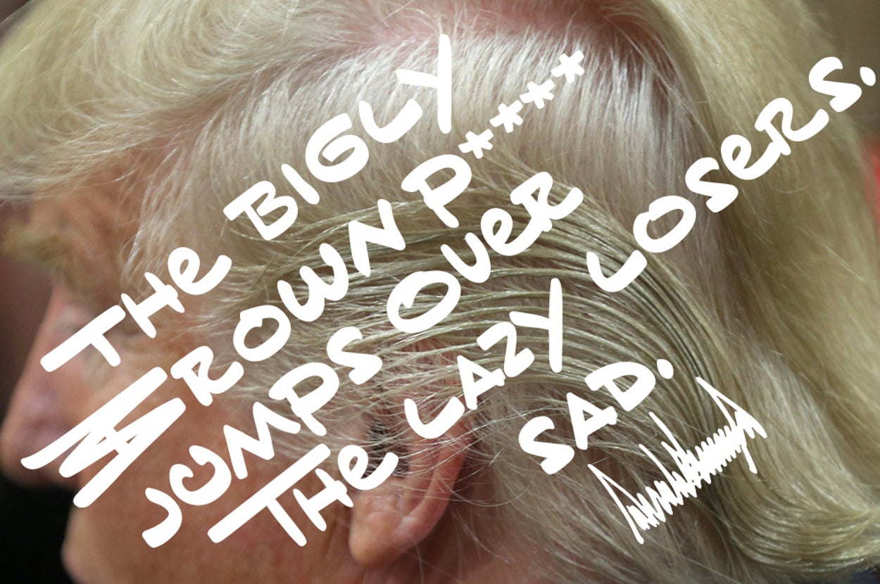 We Made A Font You Can Use To Mimic Trump's Handwriting