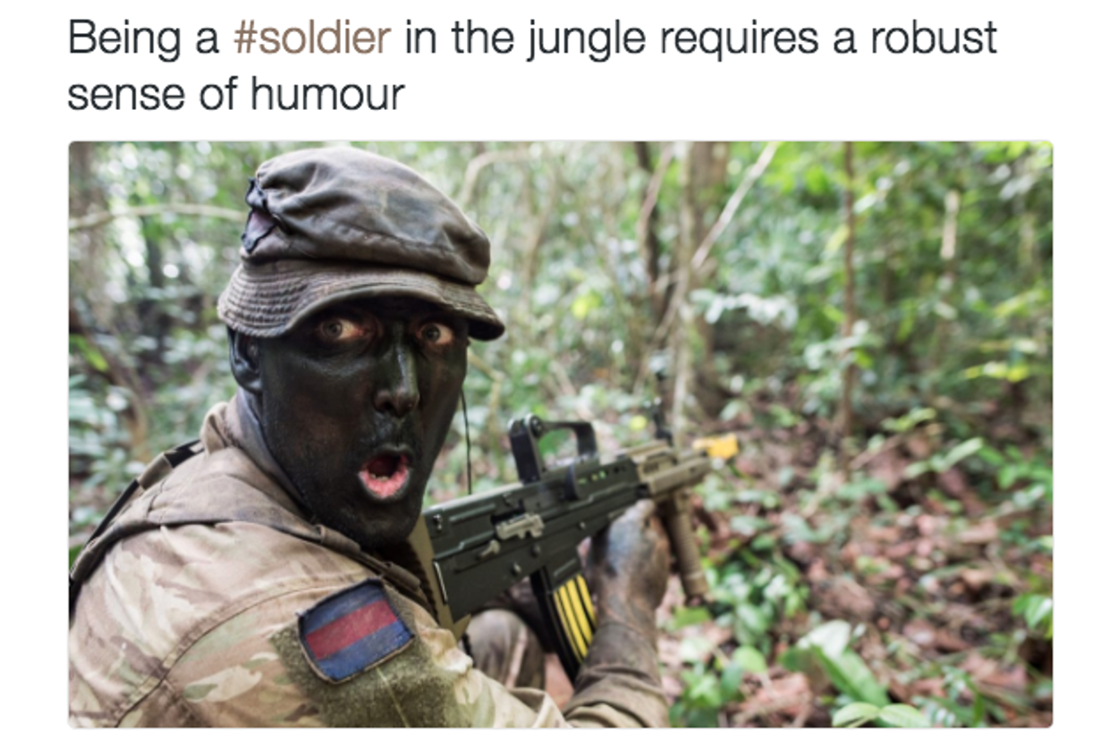 People Are Pissed Off The British Army Tweeted A Picture That Looks ...