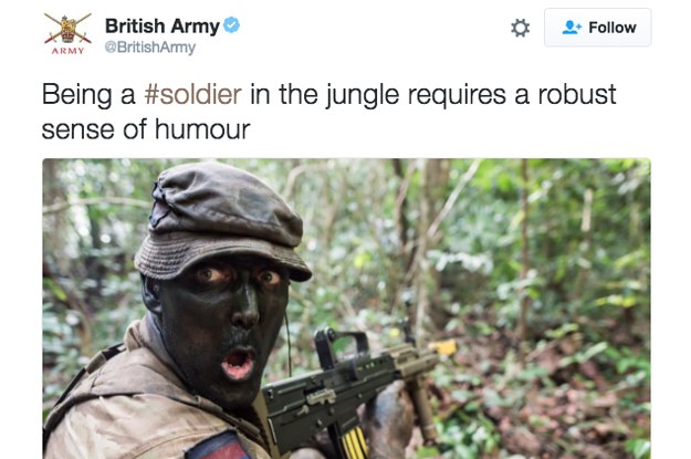 People Are Pissed Off The British Army Tweeted A Picture That Looks ...