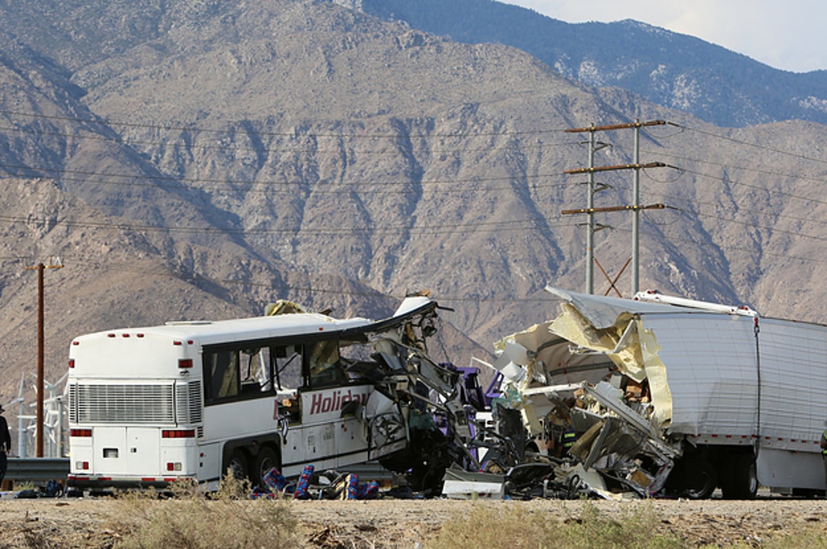 13 People Killed After Tour Bus Crashes Into Semi-Trailer In California