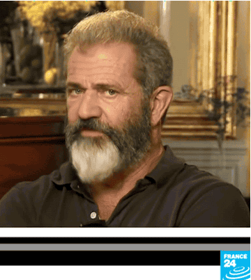 mel gibson beard