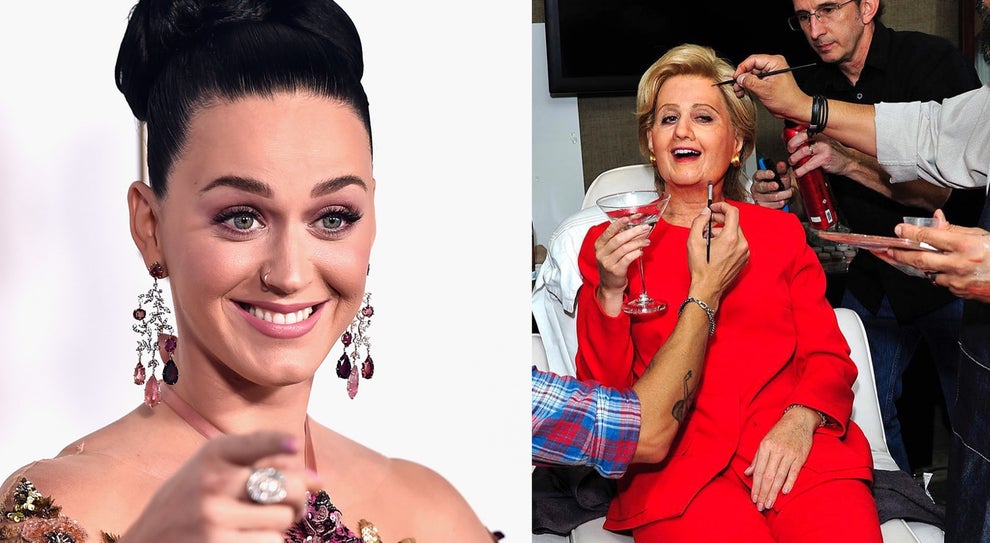 Katy Perry Is Unrecognizable As Hillary Clinton For Halloween