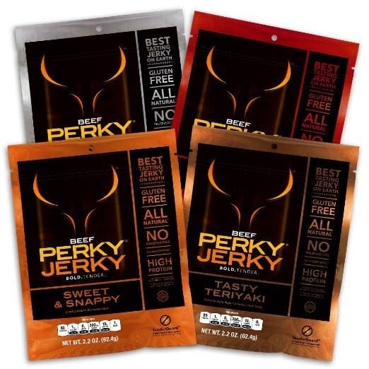 perky jerky caffeine