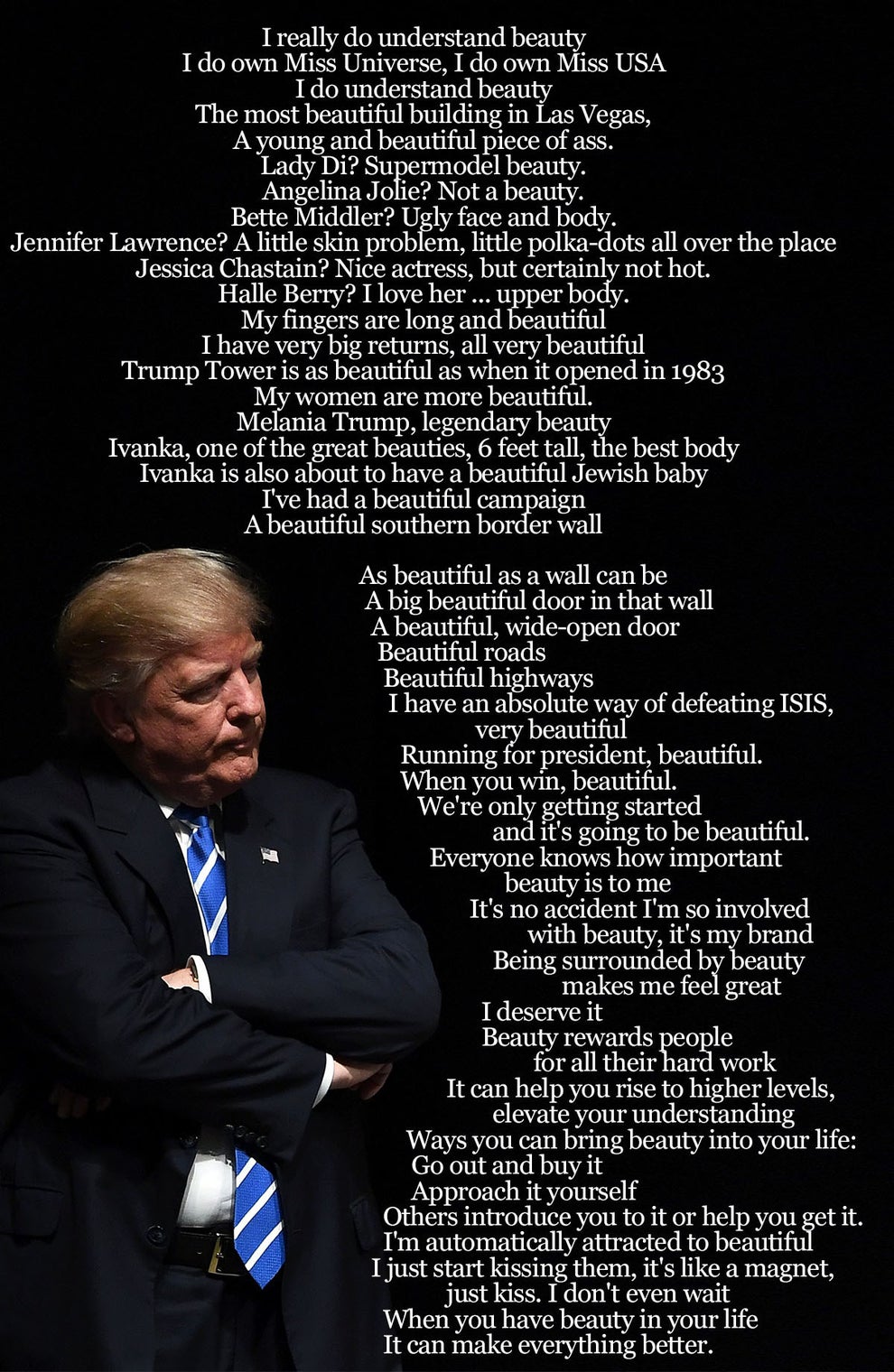 This Guy Took Donald Trump's Quotes About Women And Beauty And Made A ...