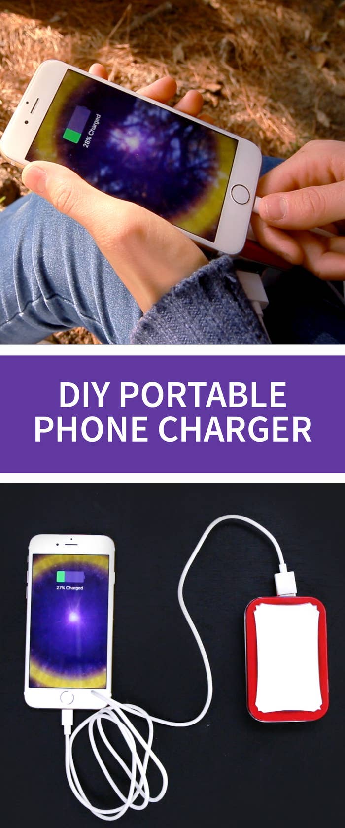 Make Your Own Portable Phone Charger From A Mint Tin
