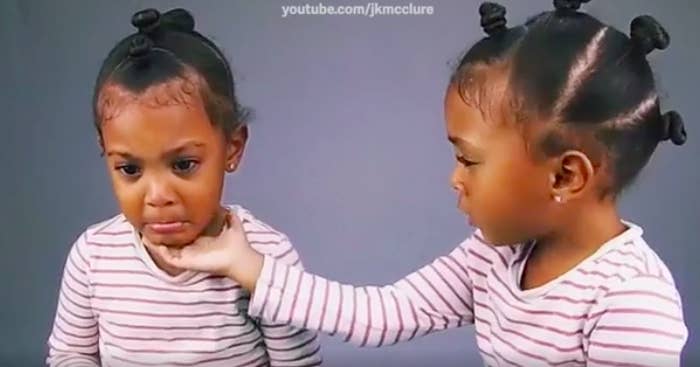 That Adorable Sad Twin And Her Sister Have Now Become A Huge Meme