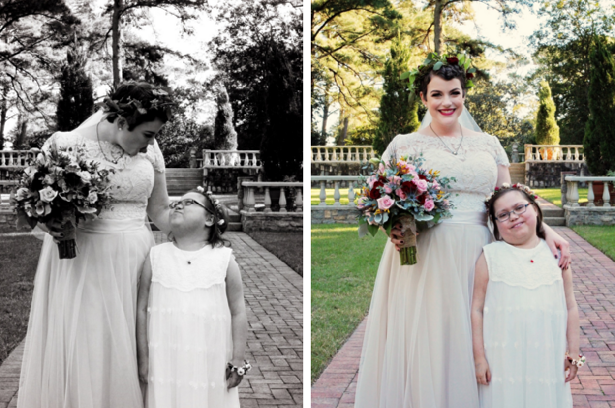 A Girl Fighting Cancer Made It To Her BFF's Wedding To Be The Flower Girl
