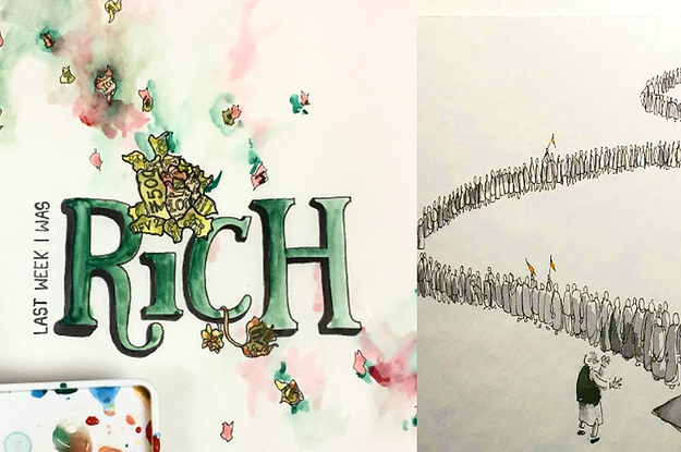 16 Funny, Clever, And Poignant Pieces Of Art Inspired By Demonetisation