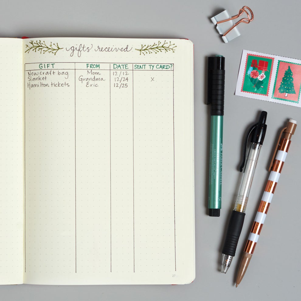 21 Very Merry Christmas Bullet Journal Ideas