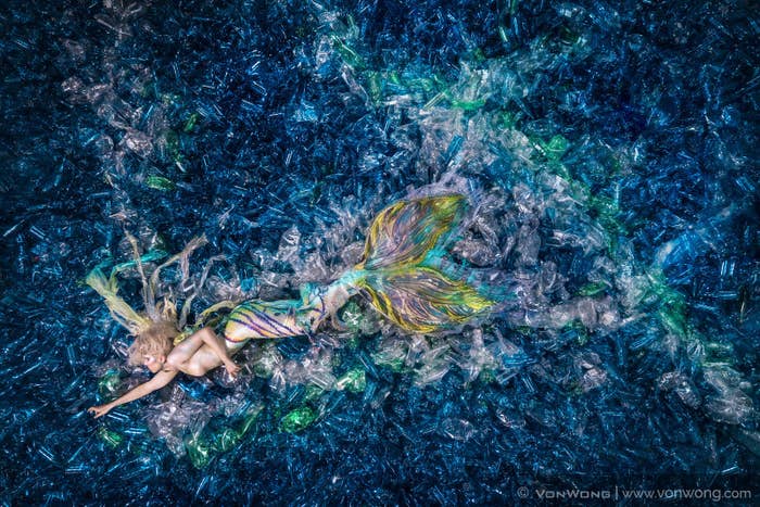 A Photographer Took Photos Of Dying Mermaids To Show How Much We're ...