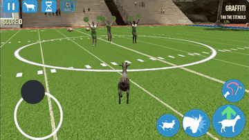 goat simulator trampoline