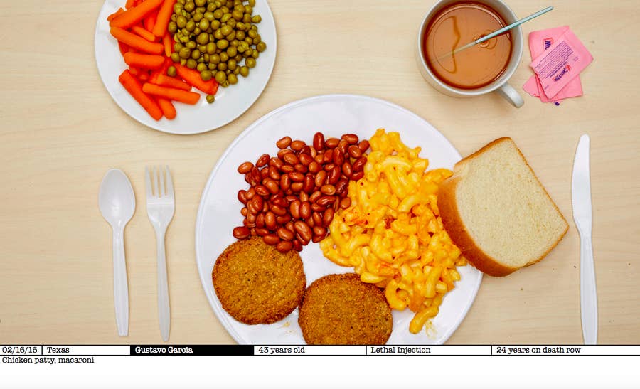 executed prisoners last meals