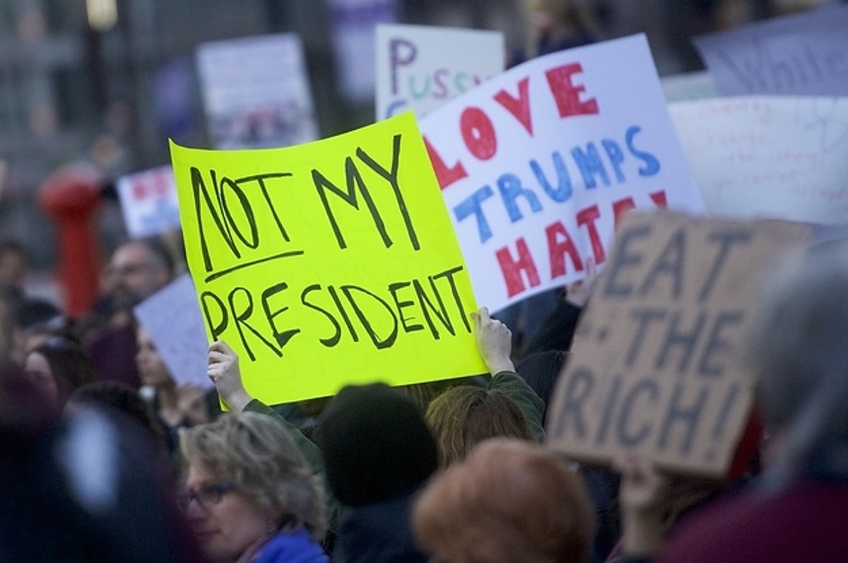 Donald Trump Wins The Electoral College Vote Amid Small Protests