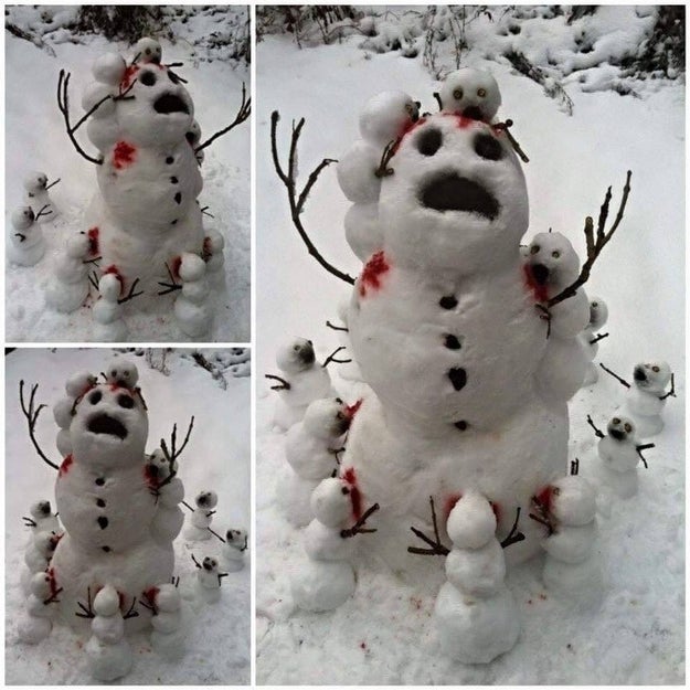 17 Horror Snowmen That Are Too Damn Creepy