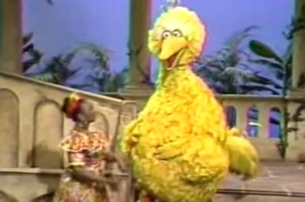 Big Bird Trying To Dance Salsa On "Sesame Street" Is Literally All Of Us