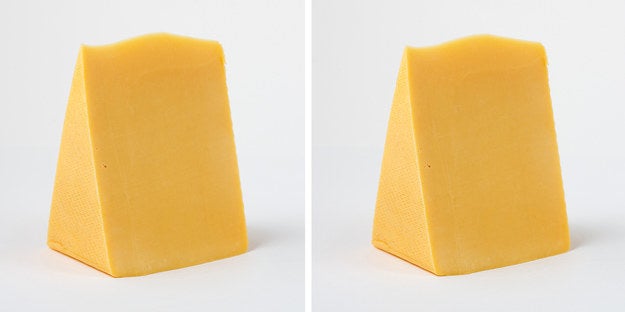 Which Wedge Of Cheese Is Sliiiightly Bigger?