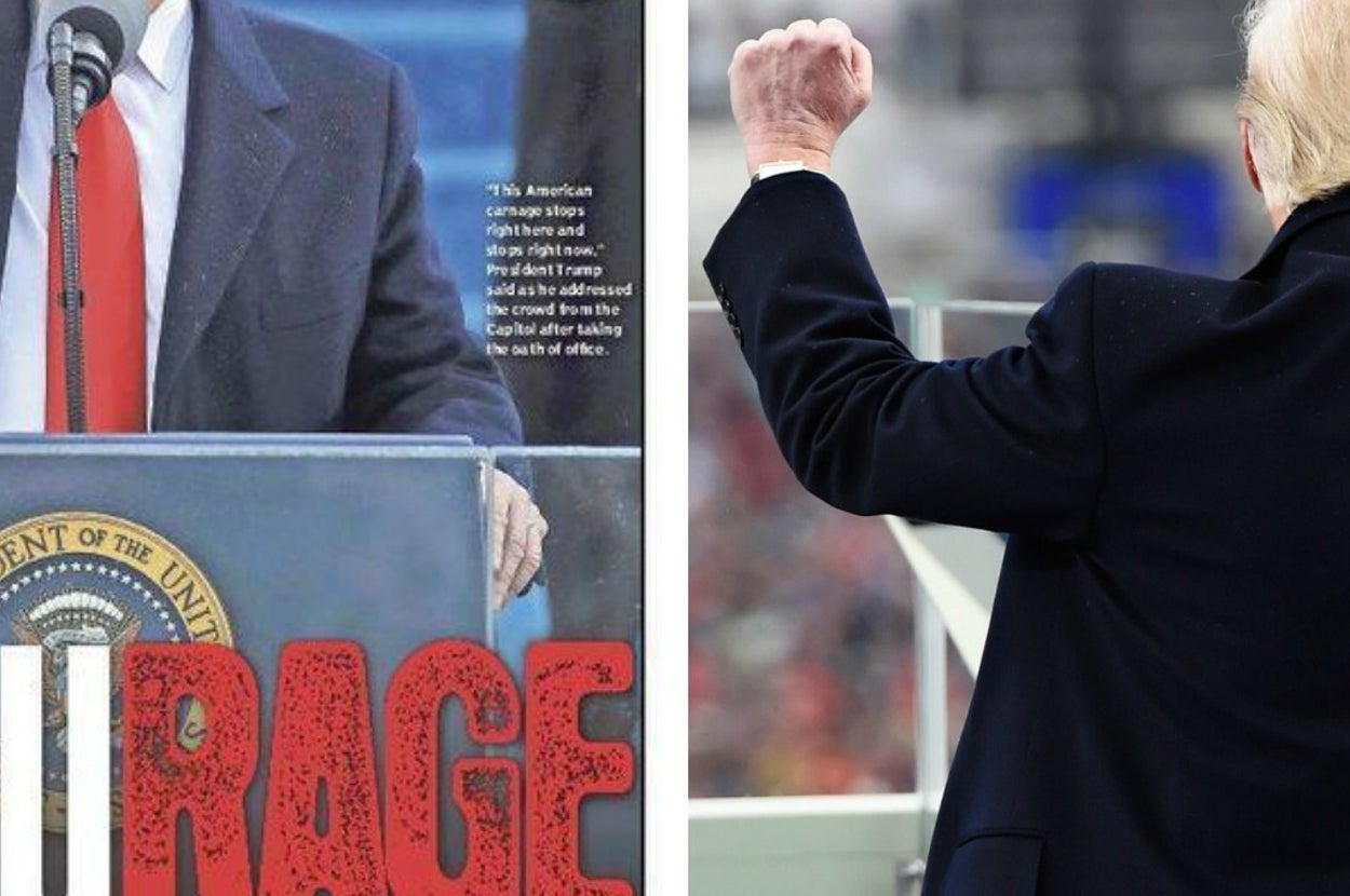 Newspaper Front Pages Around The World On The Inauguration Of Donald Trump